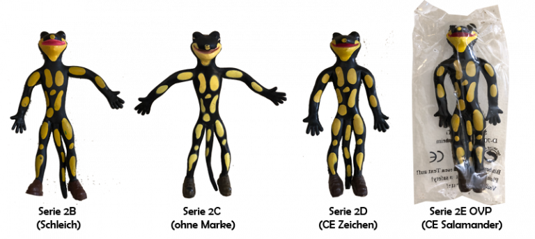 Lurchi Biegefiguren von Salamander | Collection Heroes